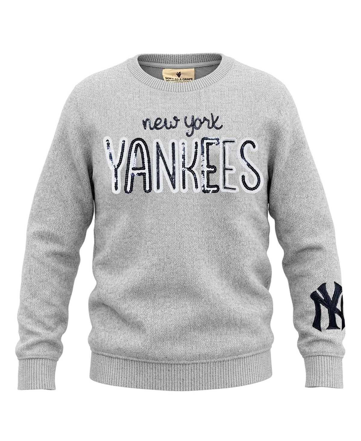 Click here for Soft As A Grape Big Girls Heather Gray New York Ya... prices