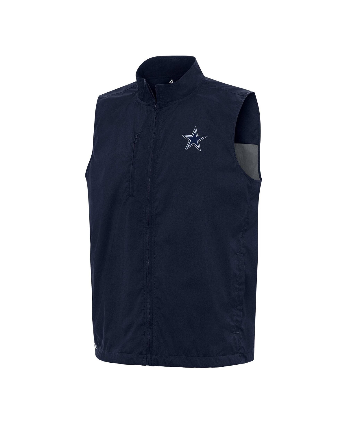 Click here for Antigua Mens Navy Dallas Cowboys Brisk Full-Zip Ve... prices