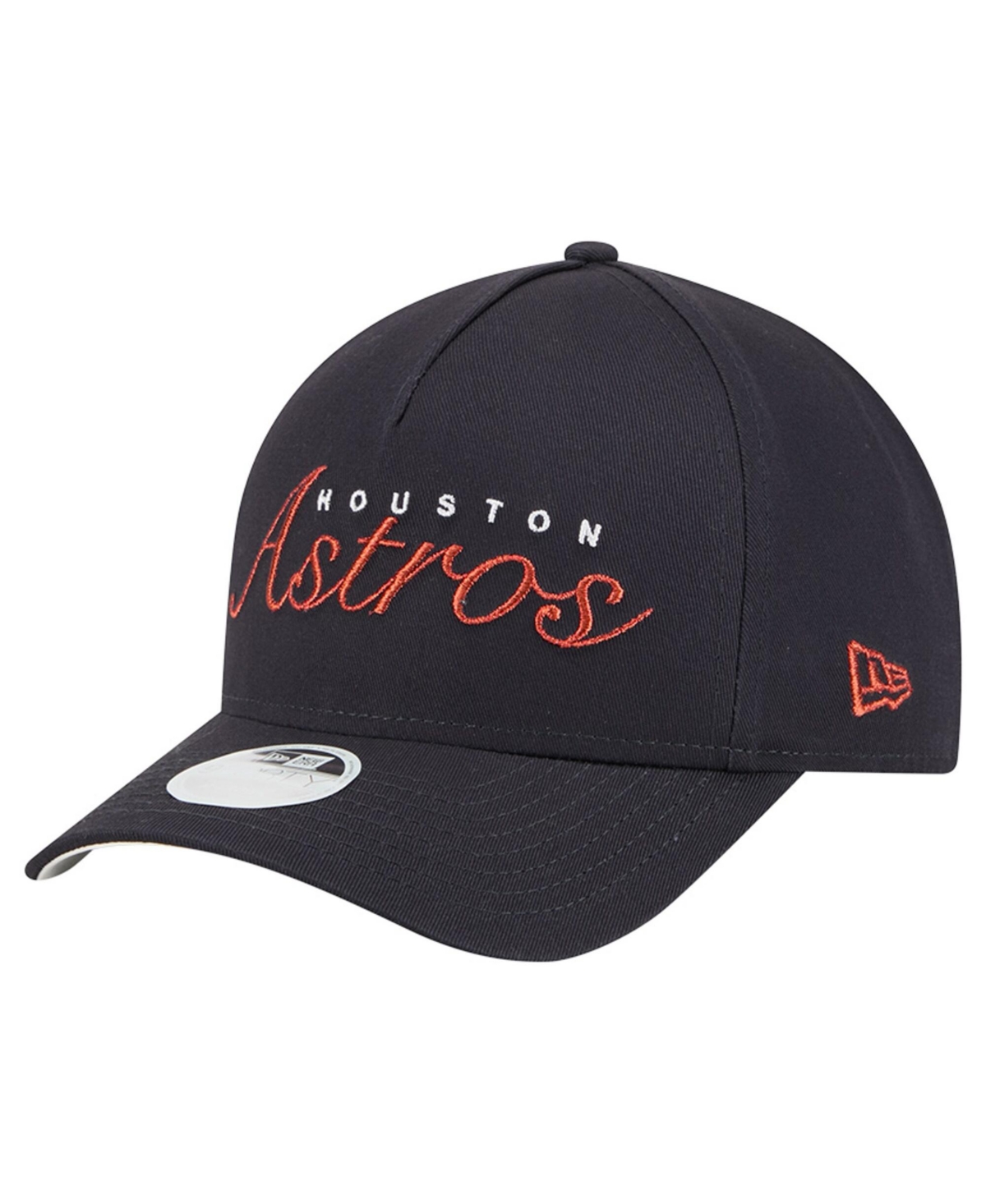 Click here for New Era Womens Navy Houston Astros Metallic A-Fram... prices