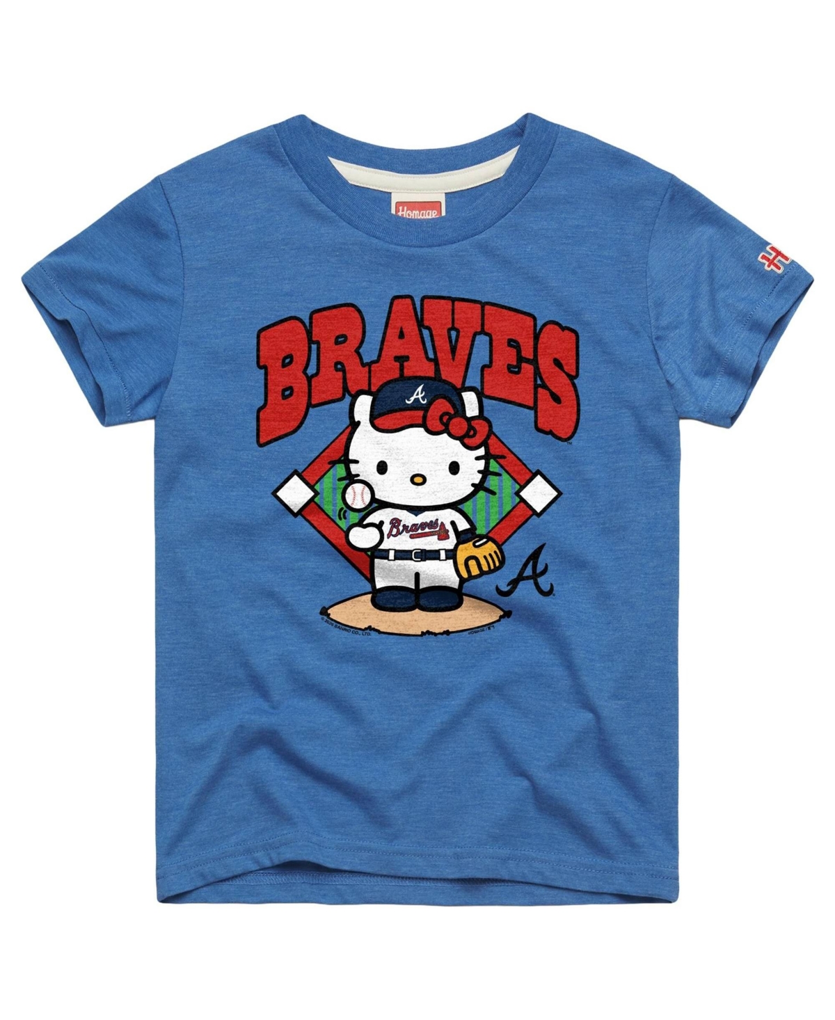 Click here for Homage Big Boys and Girls Royal Atlanta Braves Hel... prices