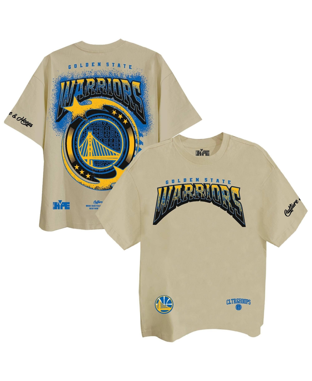 Click here for Two Hype Mens and Womens Cream Golden State Warrio... prices