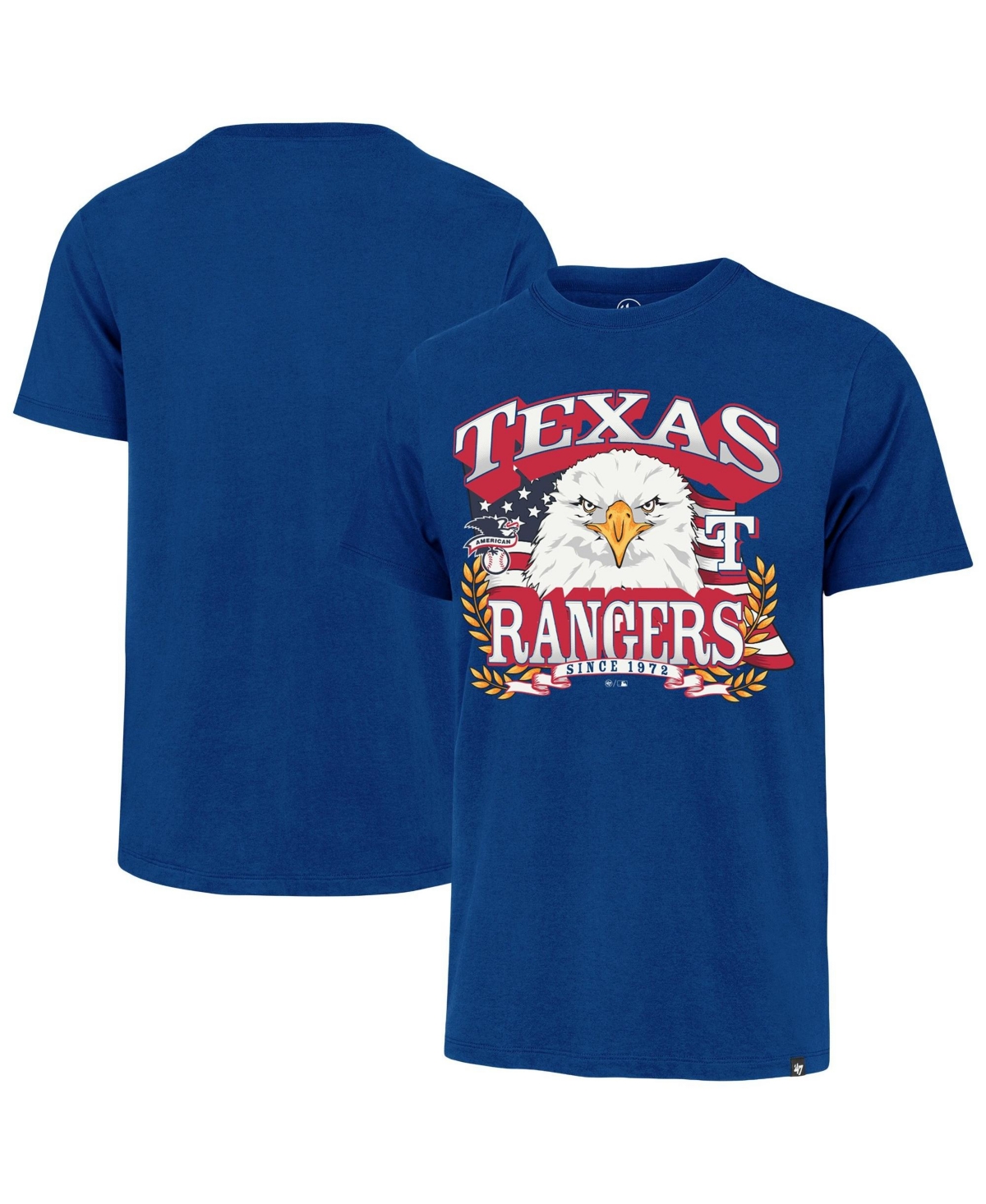 Click here for 47 Brand Mens Royal Texas Rangers Americana Eagle... prices