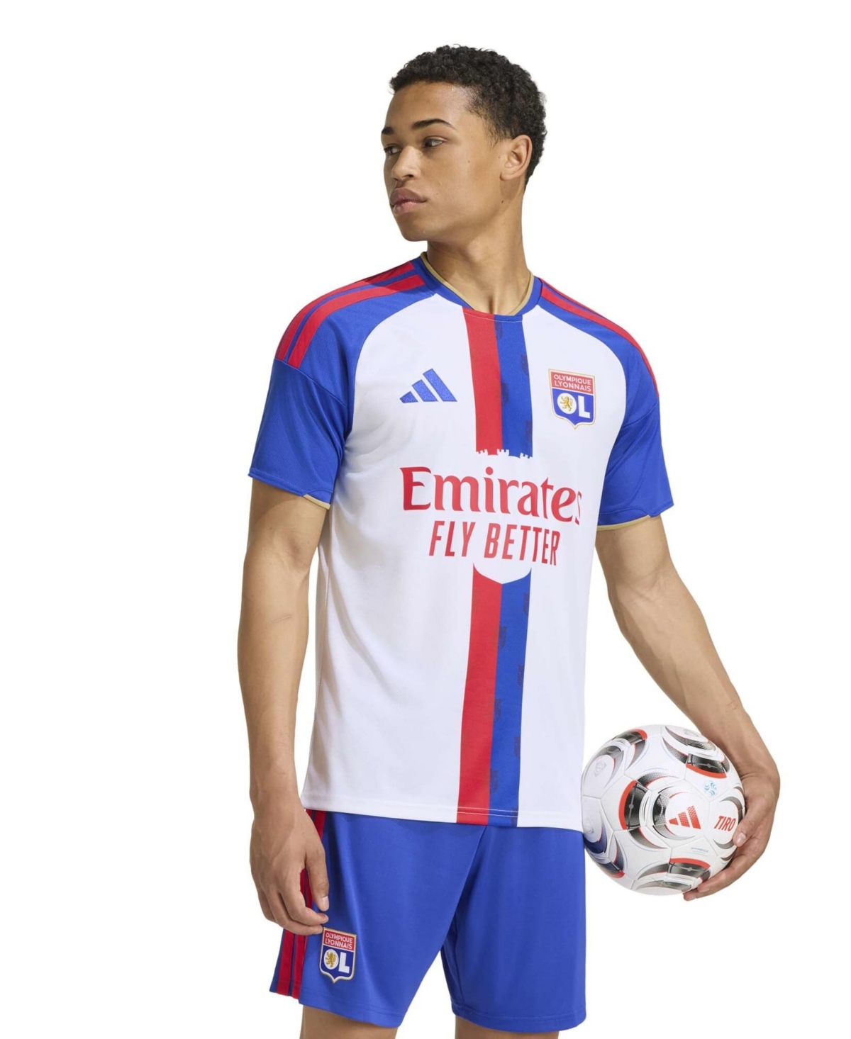 Click here for Adidas Mens White Olympique Lyonnais Home 2026/27... prices