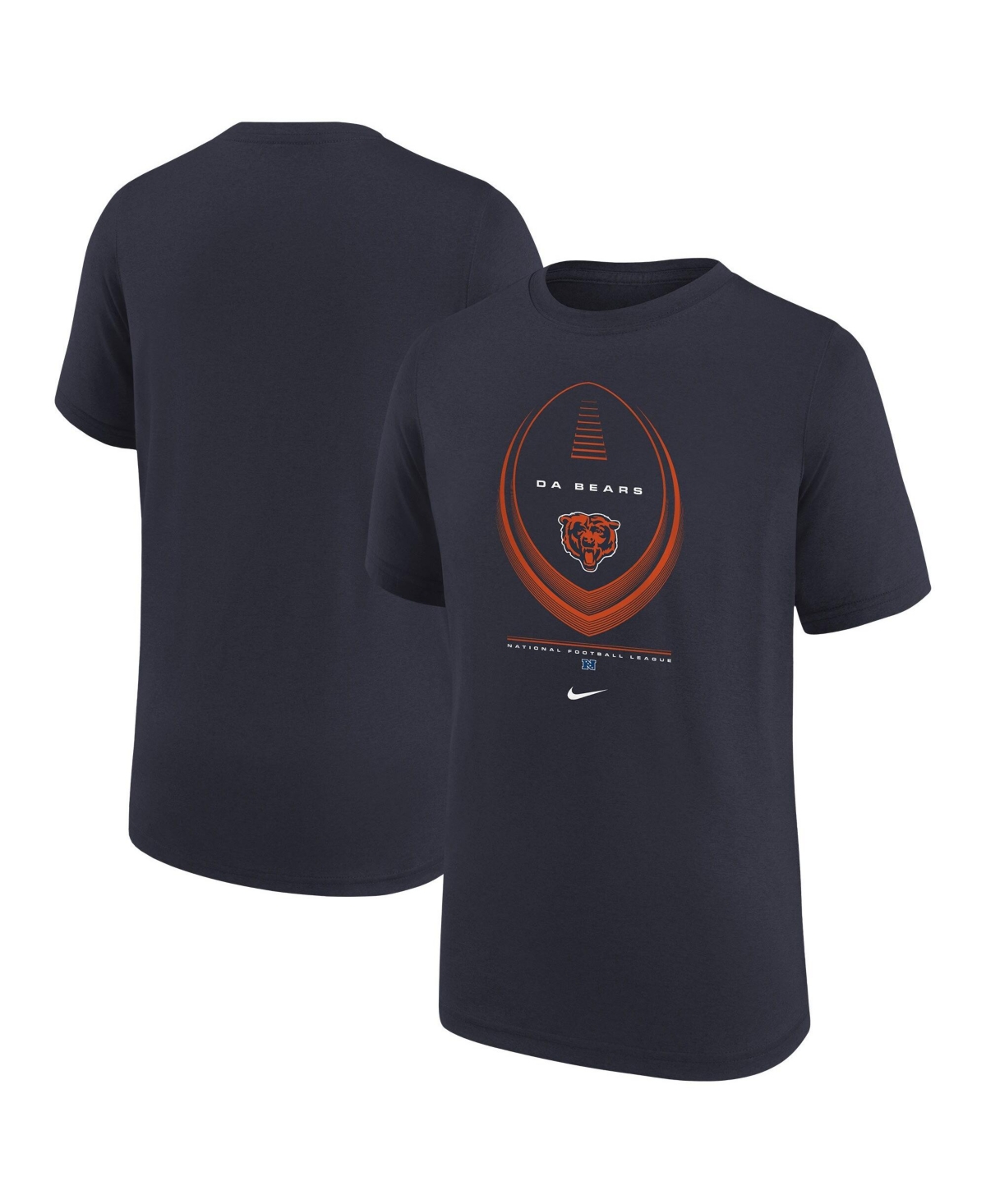 Click here for Nike Big Boys and Girls Navy Chicago Bears Icon Le... prices