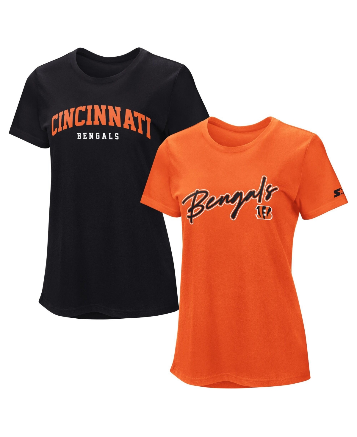 Click here for Starter Womens Black/Orange Cincinnati Bengals Com... prices