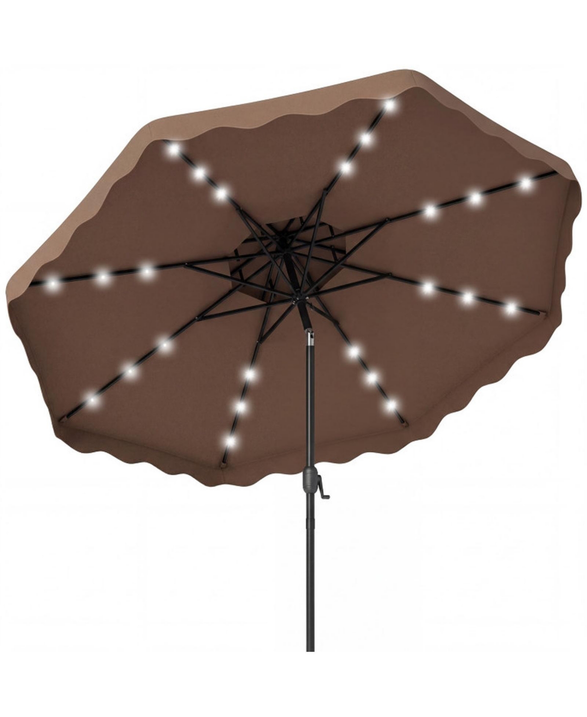 Click here for Gouun 9 Ft Solar Led Patio Umbrella with Push-Butt... prices