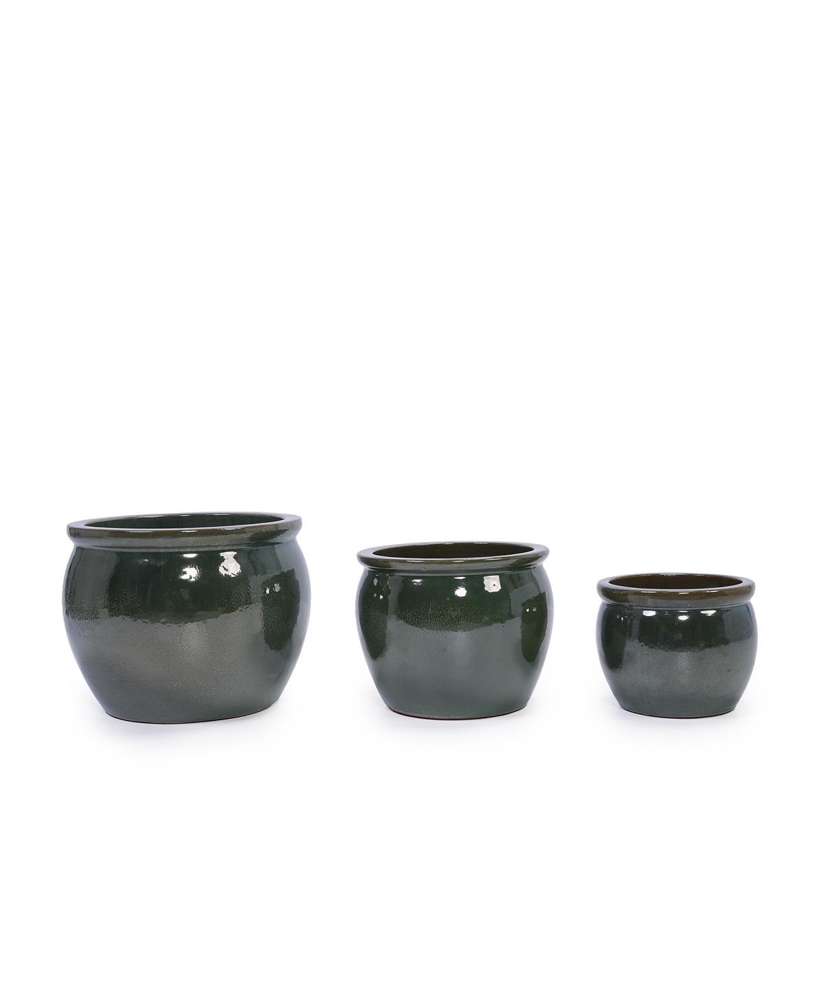 Click here for Yobtop Handmade Ceramic Planter Set - 15/12/9 Inch... prices