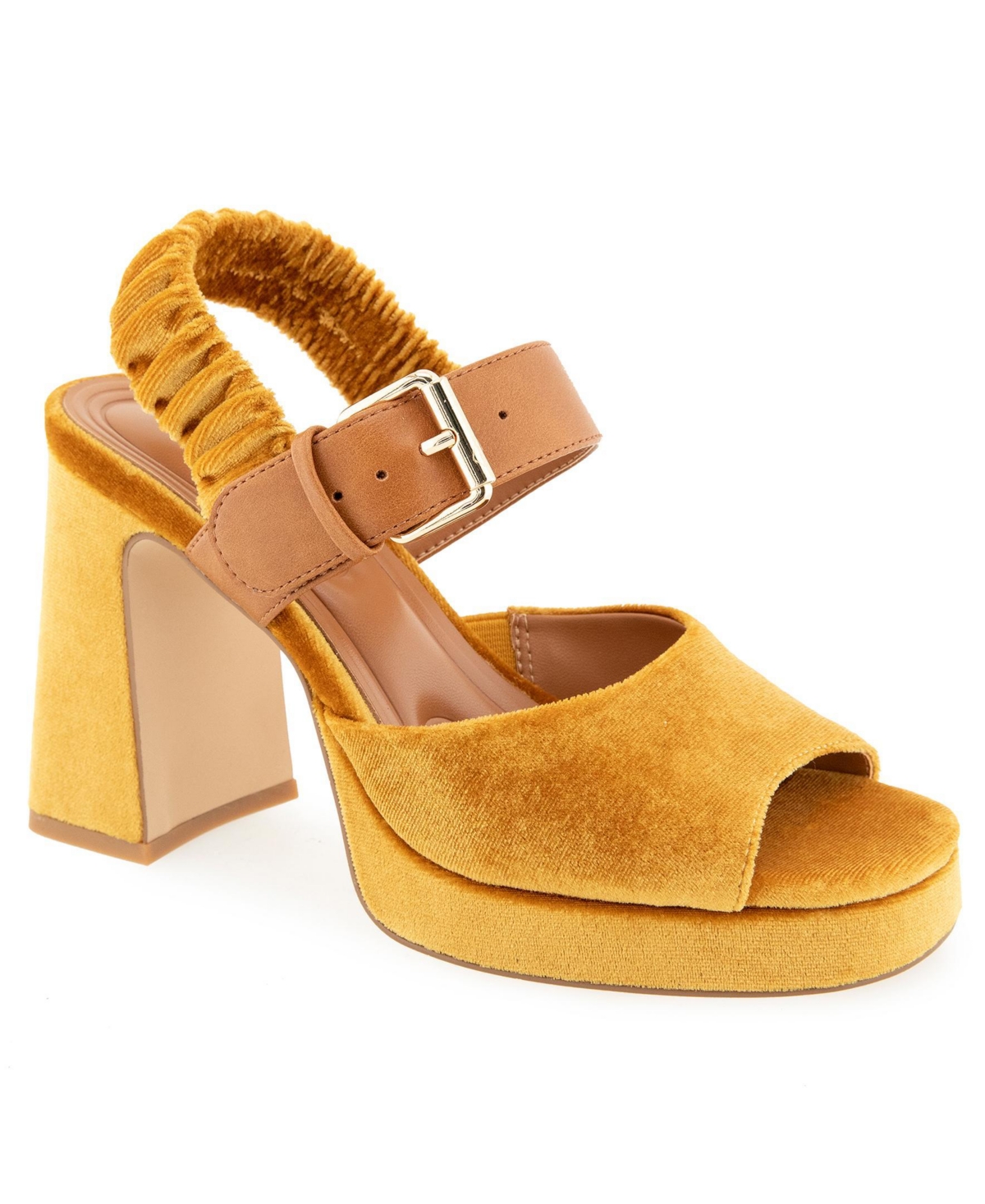 Click here for Christian Siriano Womens Finzee Velvet Platform Sa... prices