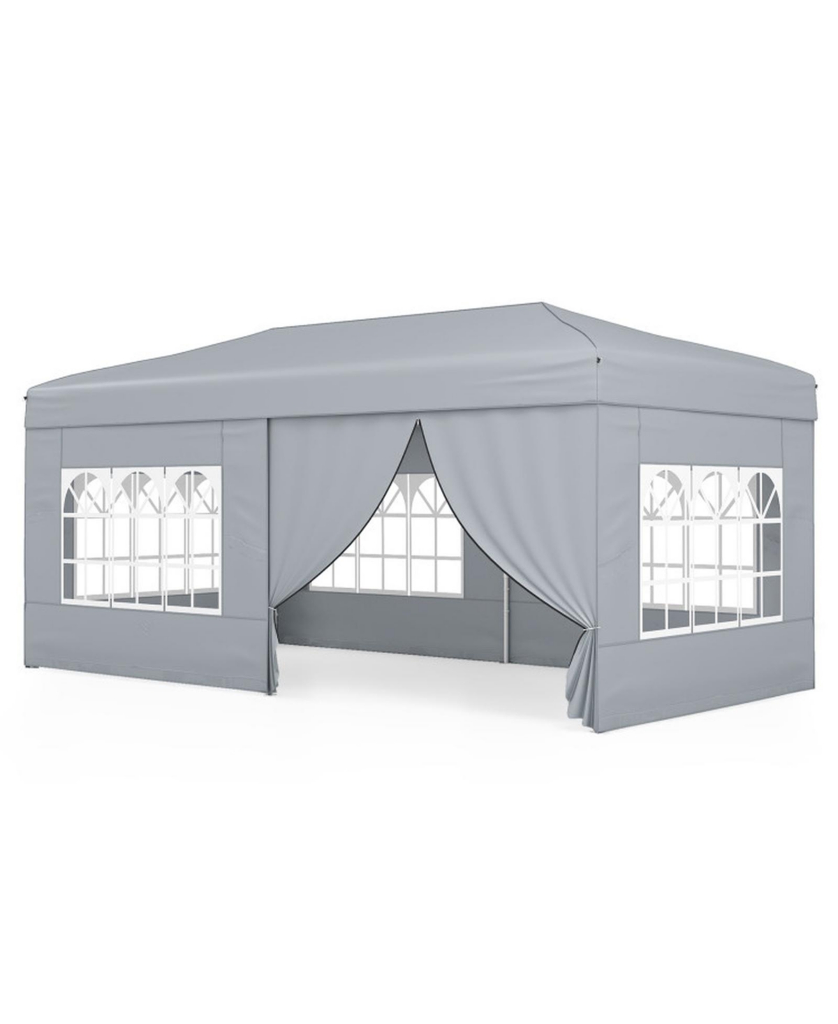 Click here for Gouun 10 x 20 Foot Pop-Up Canopy Tent with 6 Sidew... prices