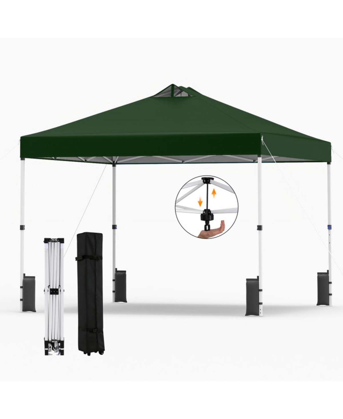 Click here for Gouun 10 x 10 Foot Commercial Pop-Up Canopy Tent w... prices
