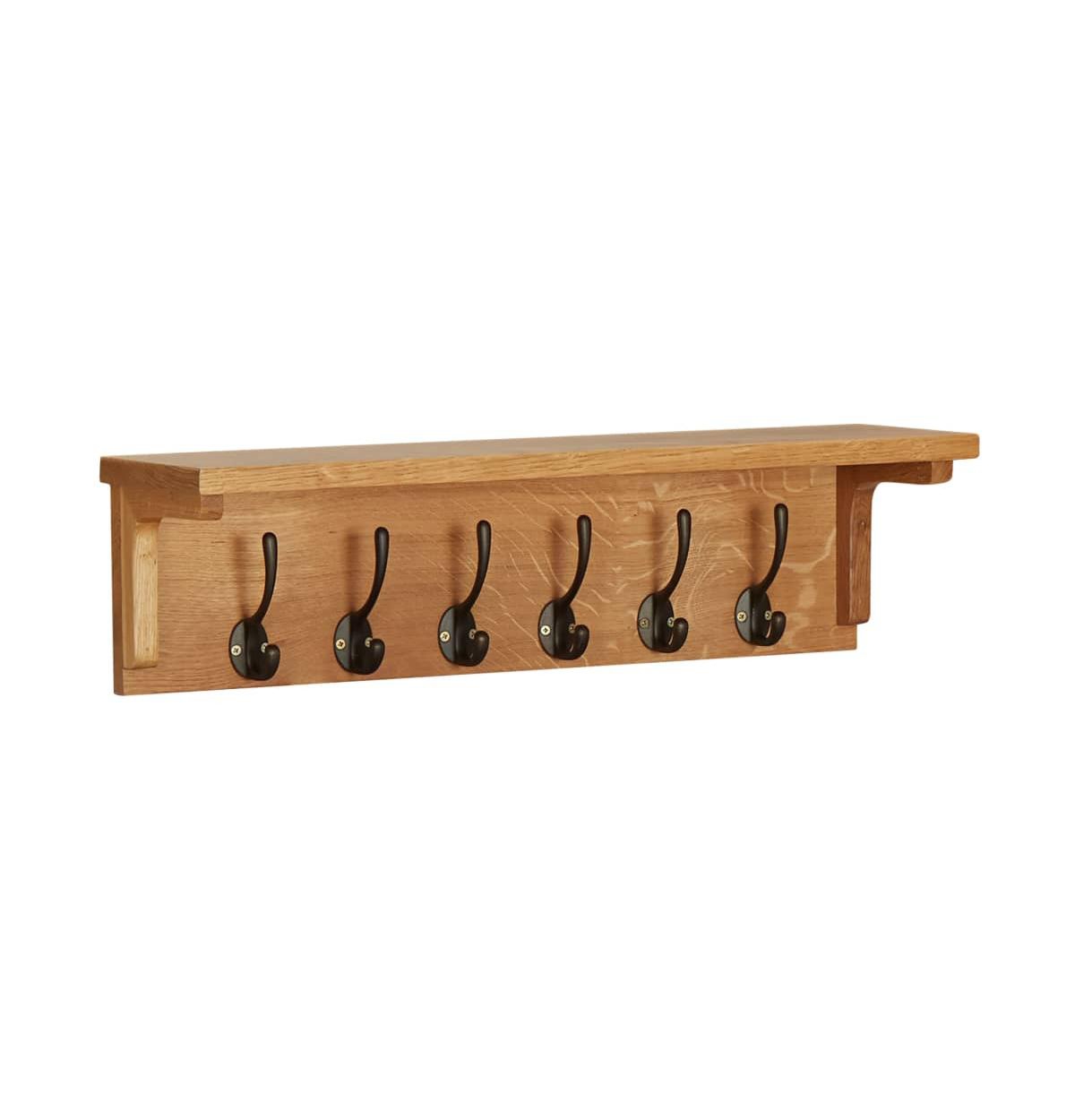 Click here for vidaXL Coat Rack 23.6x6.3x6.3 Solid Oak Wood - Bro... prices
