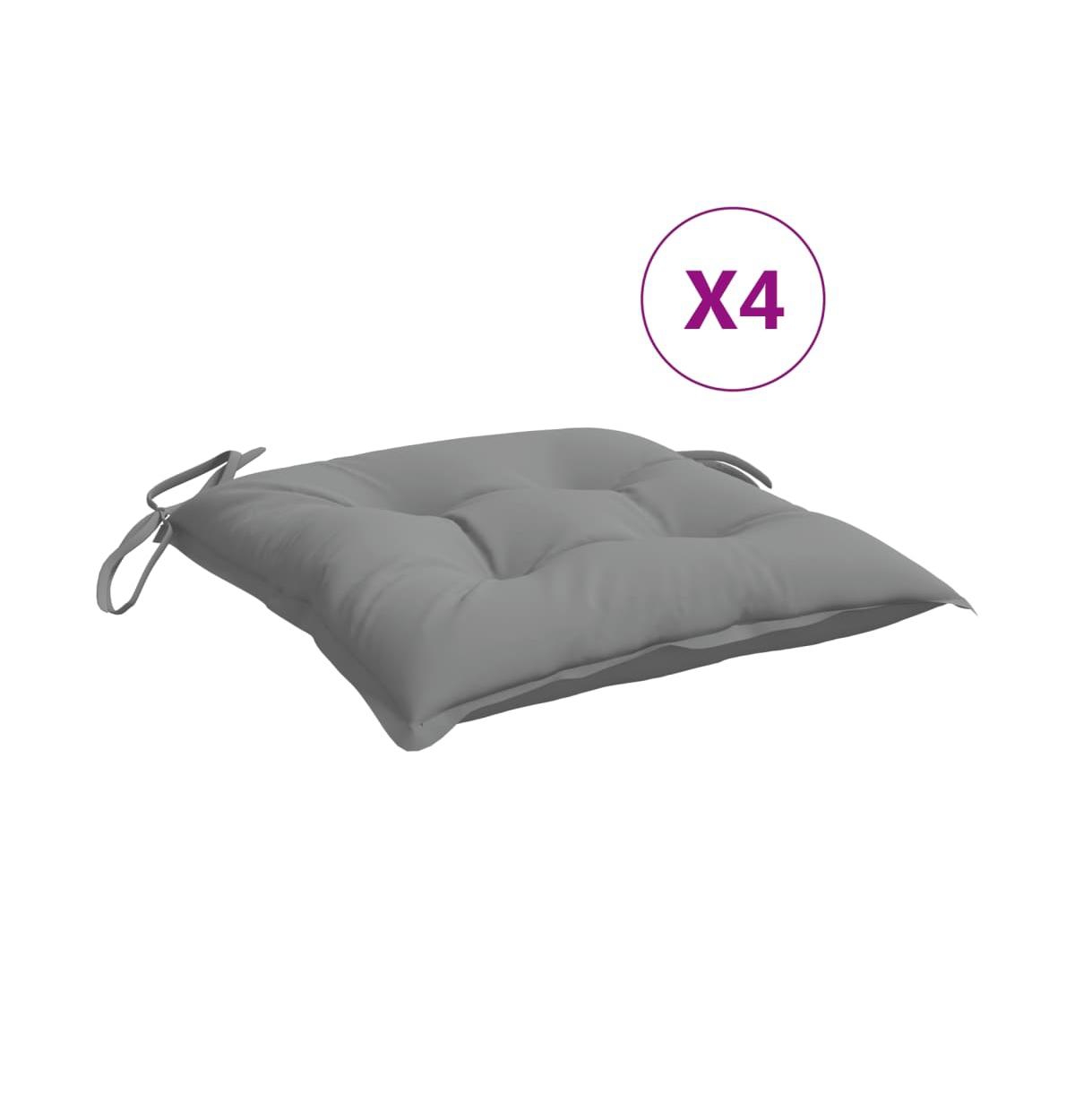 Click here for vidaXL Chair Cushions 4 pieces 19.7x19.7x2.8 Oxfor... prices