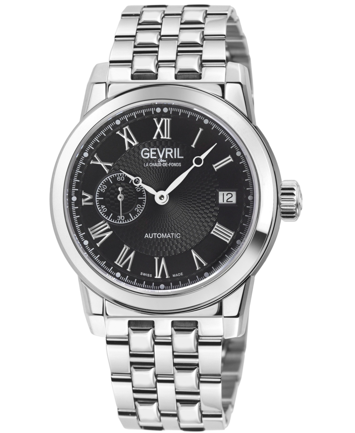 Click here for Gevril Mens Swiss Made Madison Swiss Automatic Sil... prices