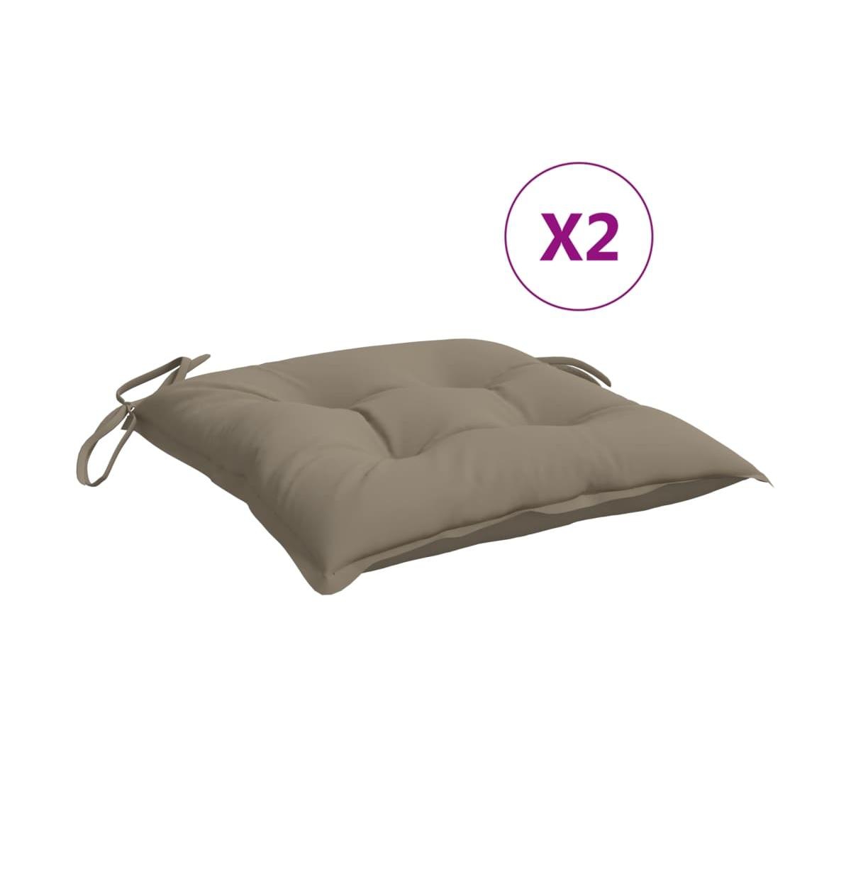 Click here for vidaXL Chair Cushions 2 pieces 15.7x15.7x2.8 Oxfor... prices
