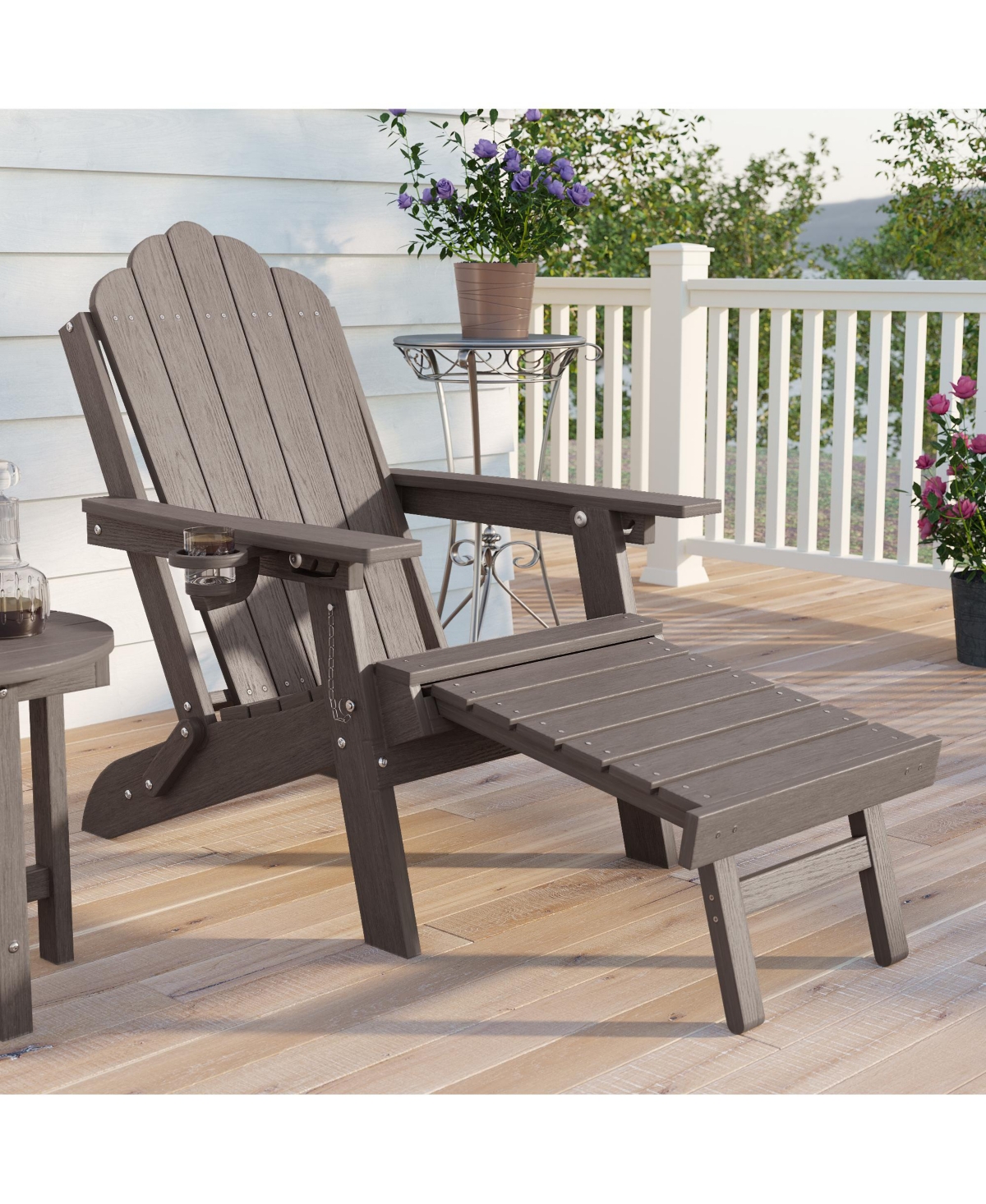 Click here for Sonkuki 3-Position Reclining Adirondack Chair with... prices