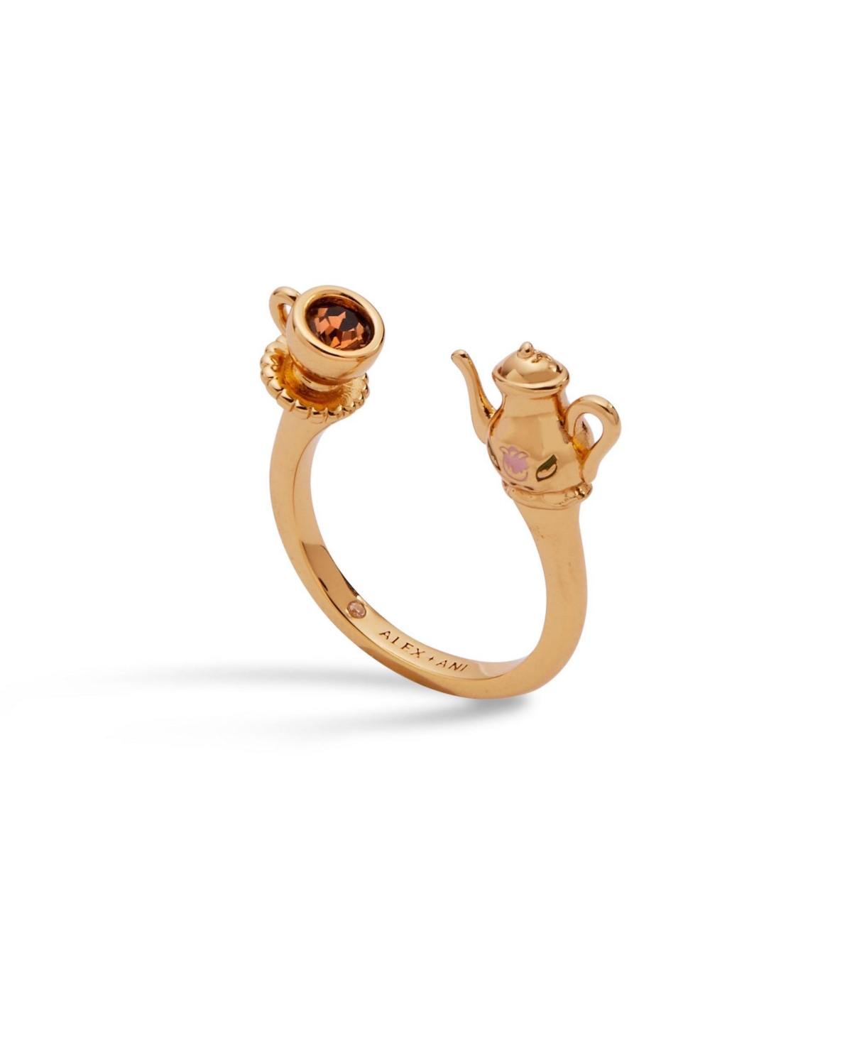 Click here for Alex and Ani Tea Party Ring - Gold prices