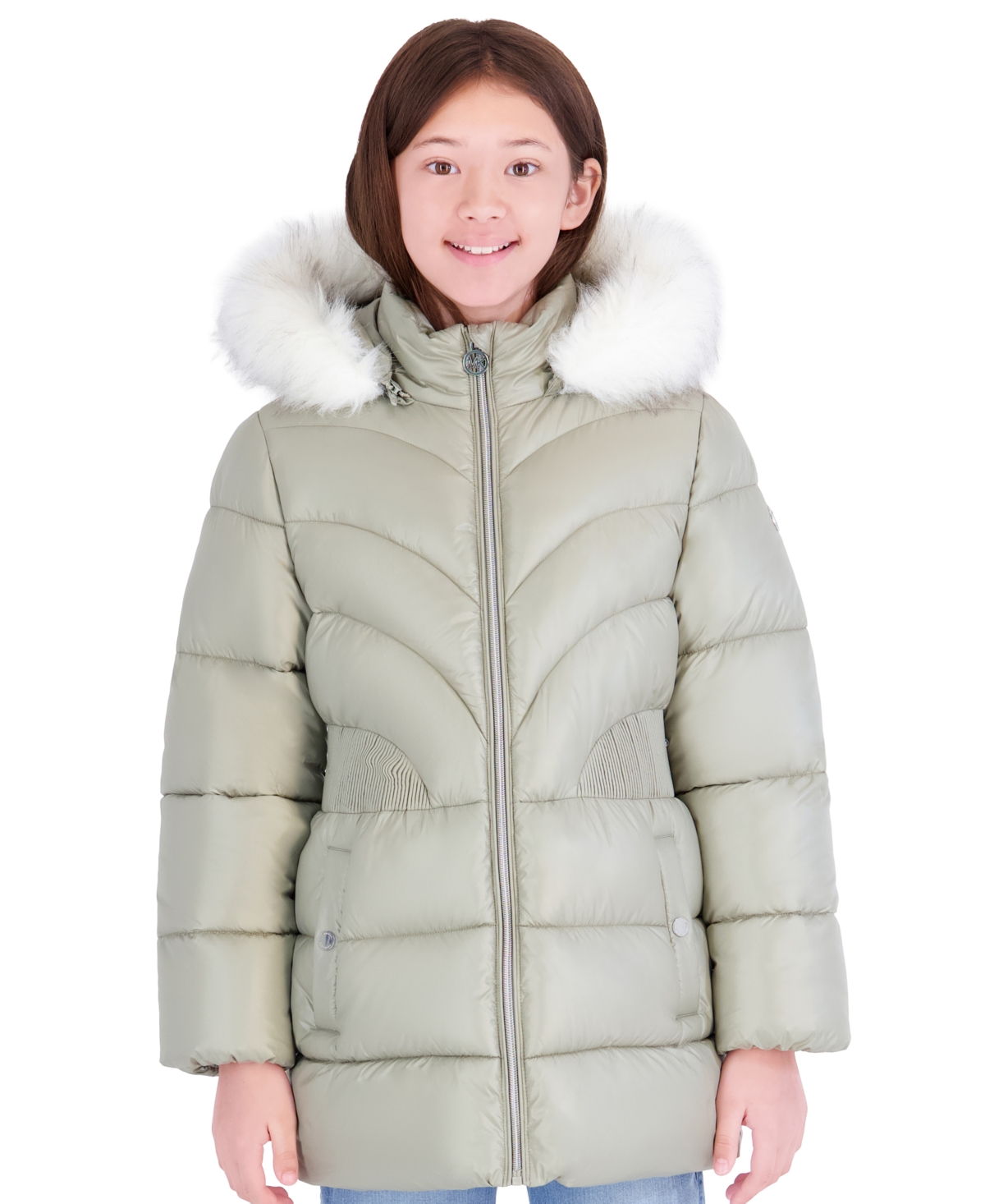 Click here for Michael Kors Girls 7-16 Heavy Weight Stadium Lengt... prices