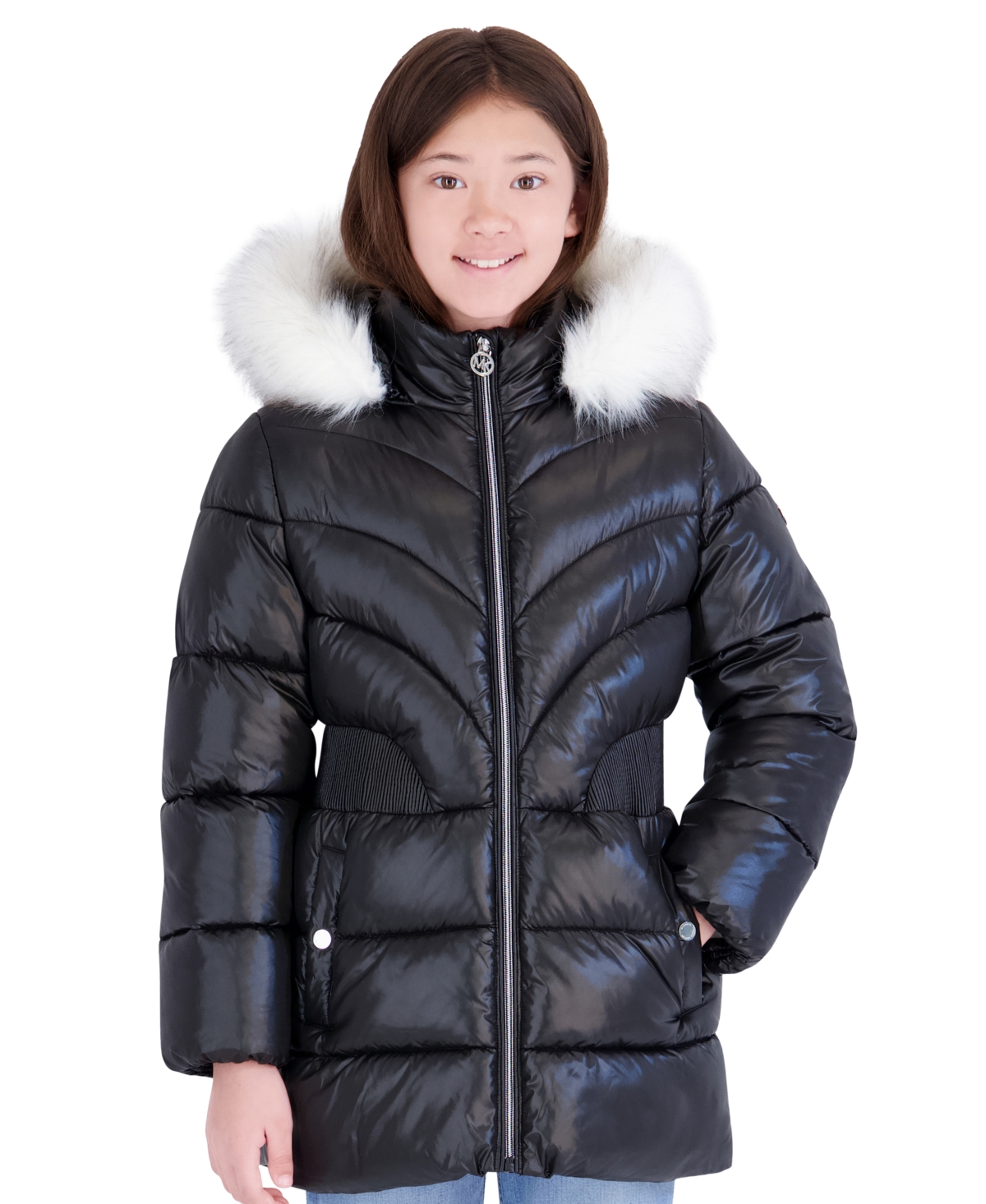 Click here for Michael Kors Girls 7-16 Heavy Weight Stadium Lengt... prices