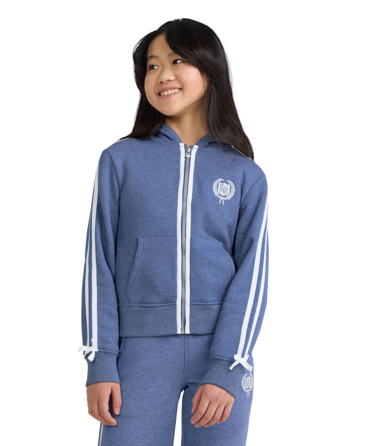Click here for Levis Girls 7-16 Meet Greet Full-Zip Hoodie - Blue prices