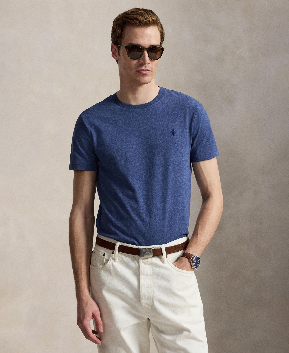 Click here for Polo Ralph Lauren Mens Classic Fit Crew Neck T-Shi... prices