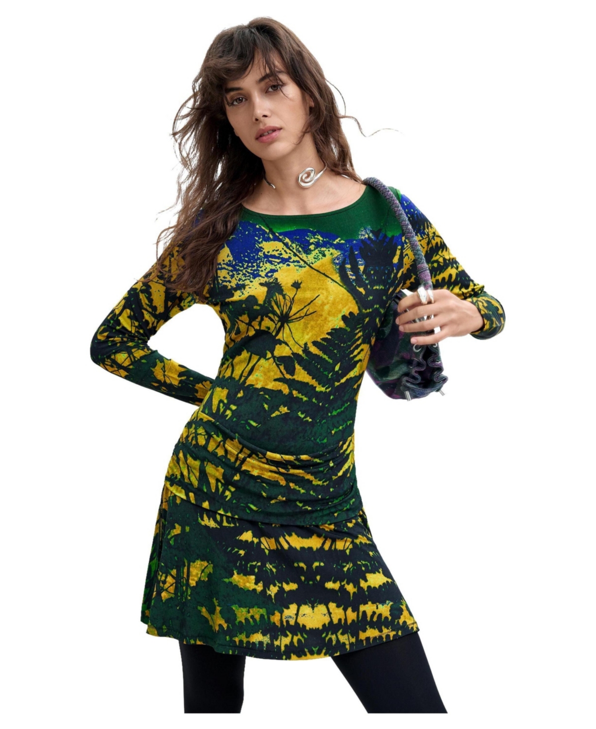Click here for Desigual Womens M. C. Lacroix Long-Sleeve Botanica... prices