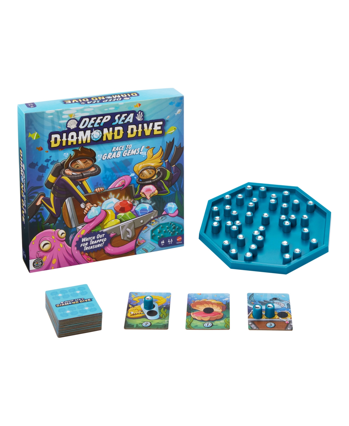 Click here for Mattel Deep Sea Diamond Dive Family Board Game  Ag... prices