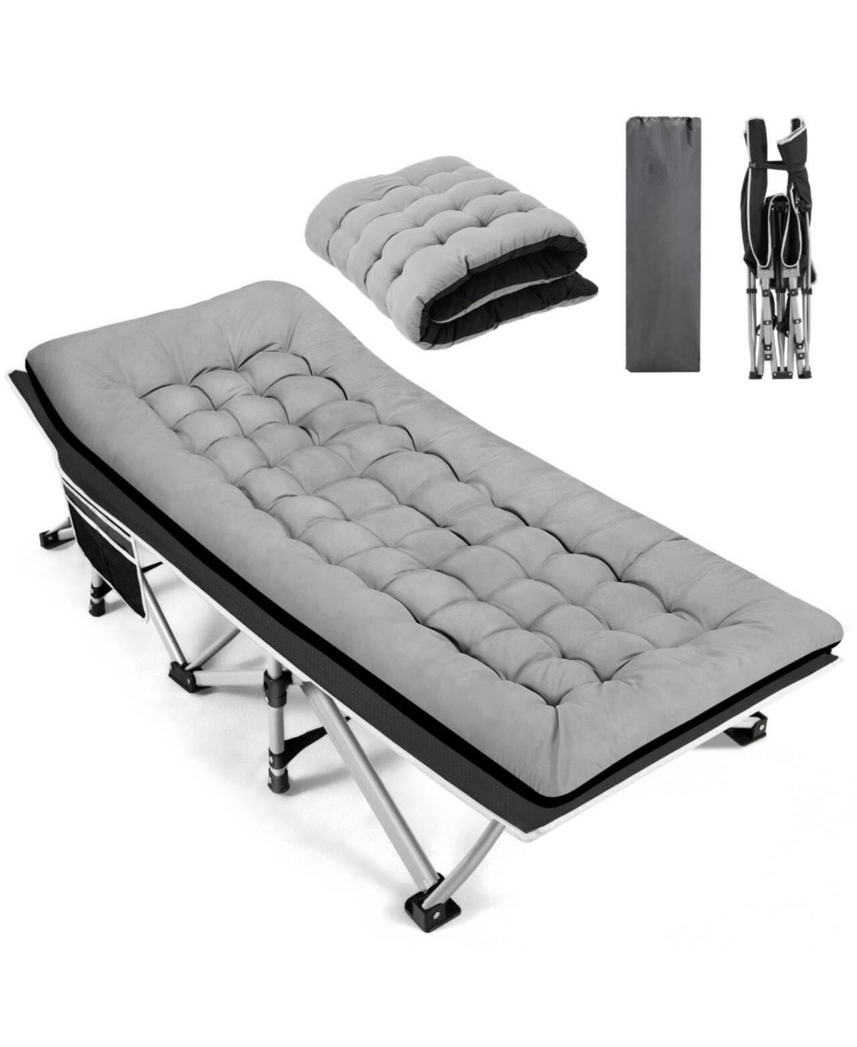Click here for Piscifun Portable Folding Camping Cot Extra Wide W... prices