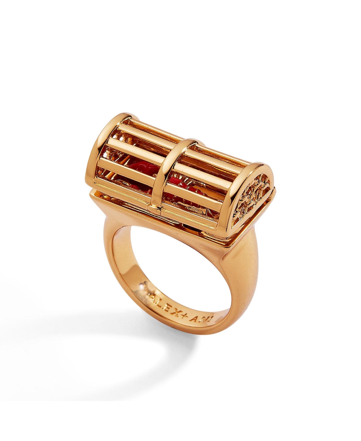 Click here for Alex and Ani Lobster Boil Hinged Cage Ring prices
