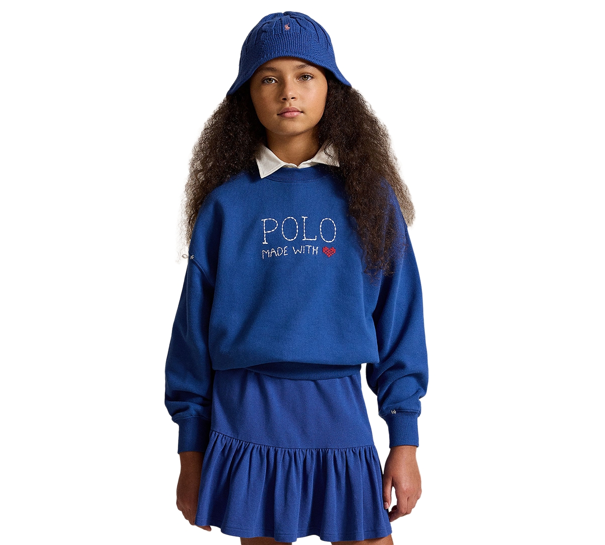 Click here for Polo Ralph Lauren Girls 7-16 Logo Fleece Sweatshir... prices