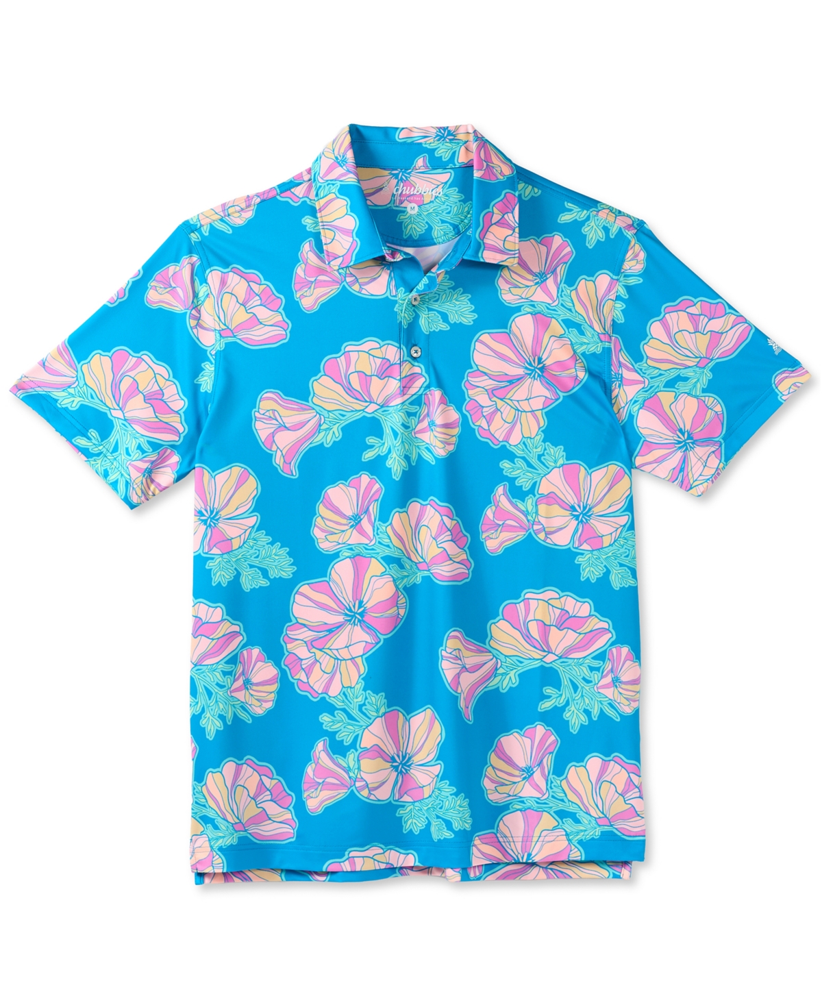 Click here for Chubbies Mens Great Grand Poppy Regular-Fit Polo S... prices