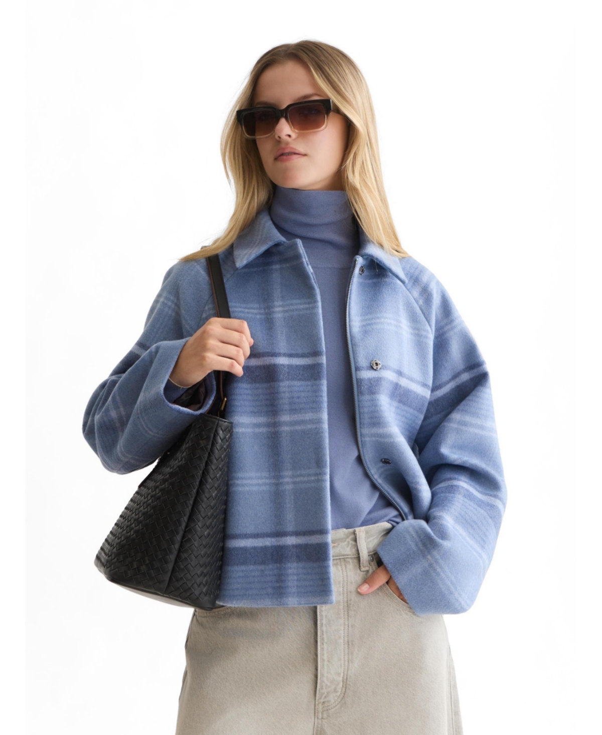 Click here for Scotch & Soda Womens Checked Short Jacket - Stonew... prices