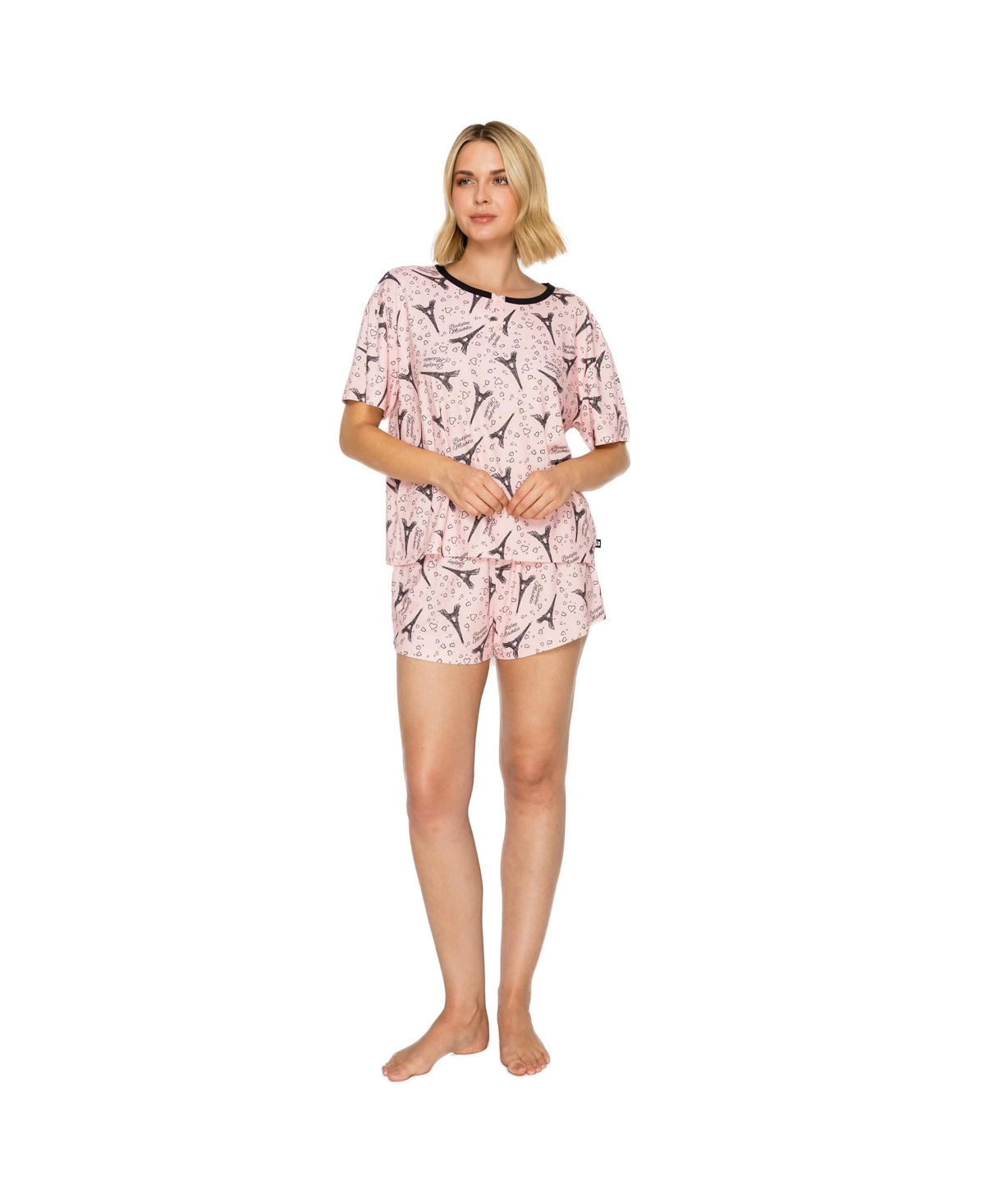 Click here for Studio Badgley Mischka Womens Yummy Henley Top and... prices