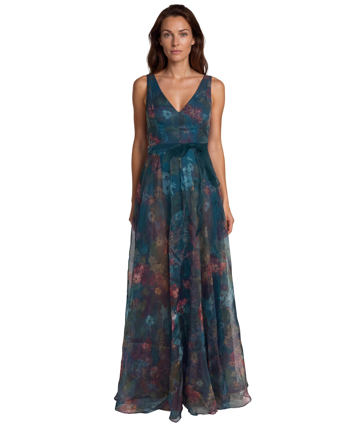 Click here for Rene Ruiz Occasion Womens V-neck Floral Printed Or... prices