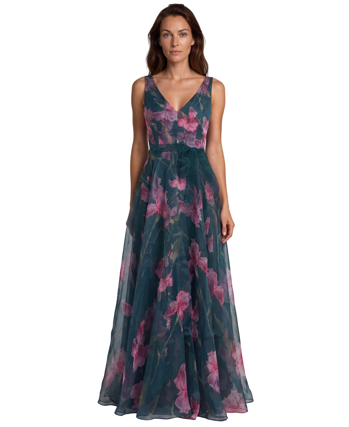 Click here for Rene Ruiz Occasion Womens V-neck Floral Printed Or... prices