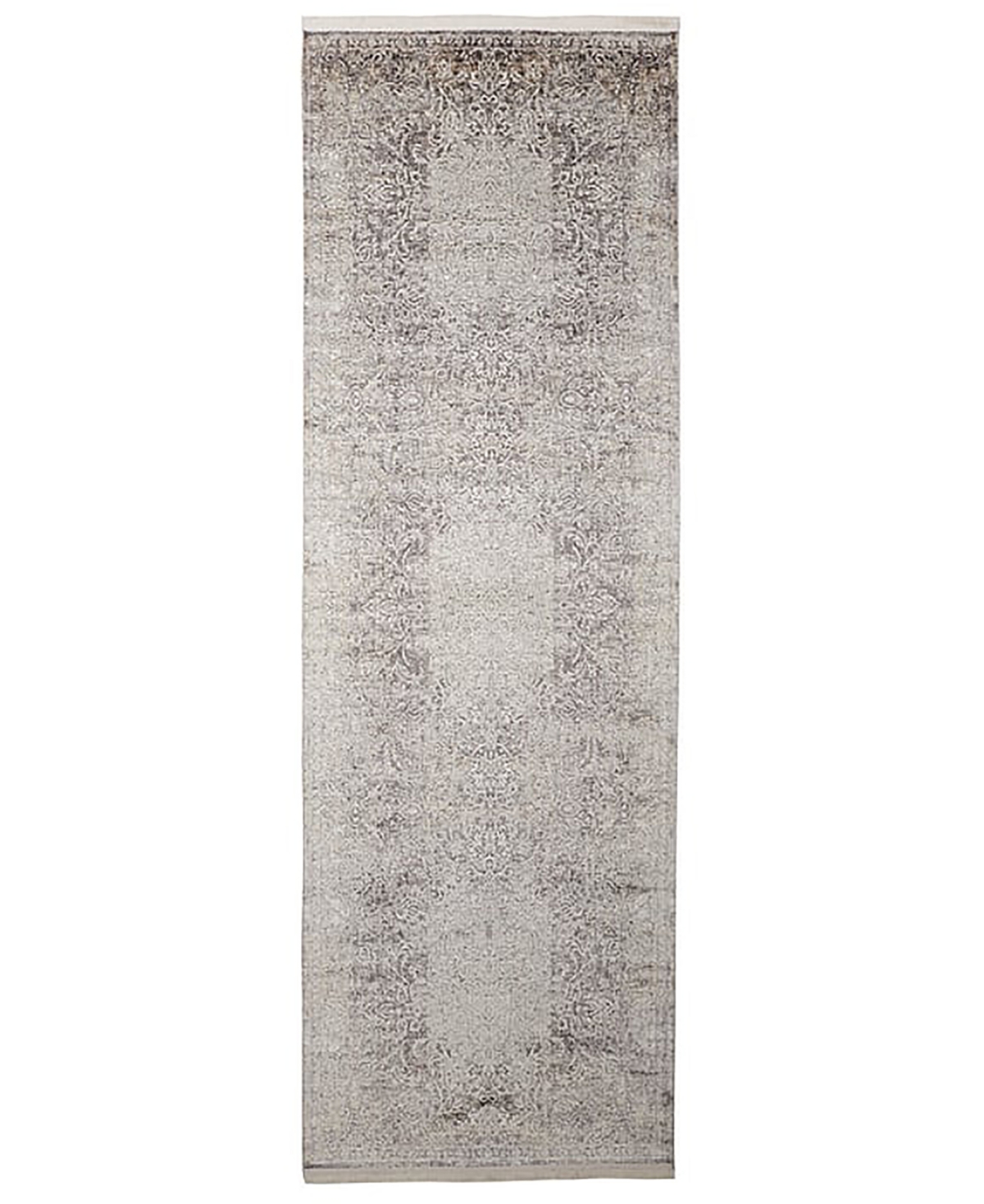 Click here for Feizy Sarrant R3964 Brown 28 x 8 Runner Rug - Ston... prices