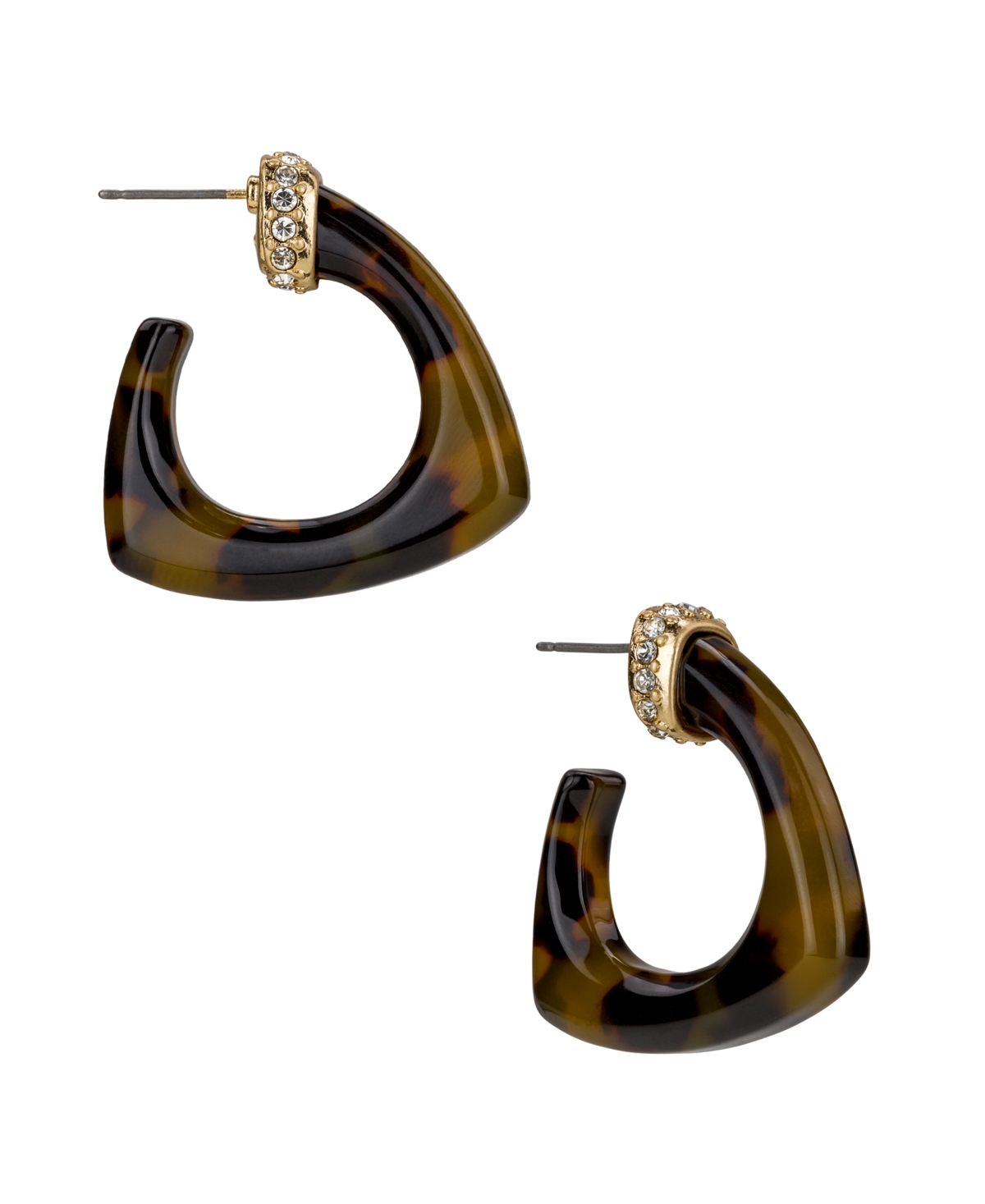 Click here for Patricia Nash Gold-Plated Hoop Earrings - Worn Gol... prices