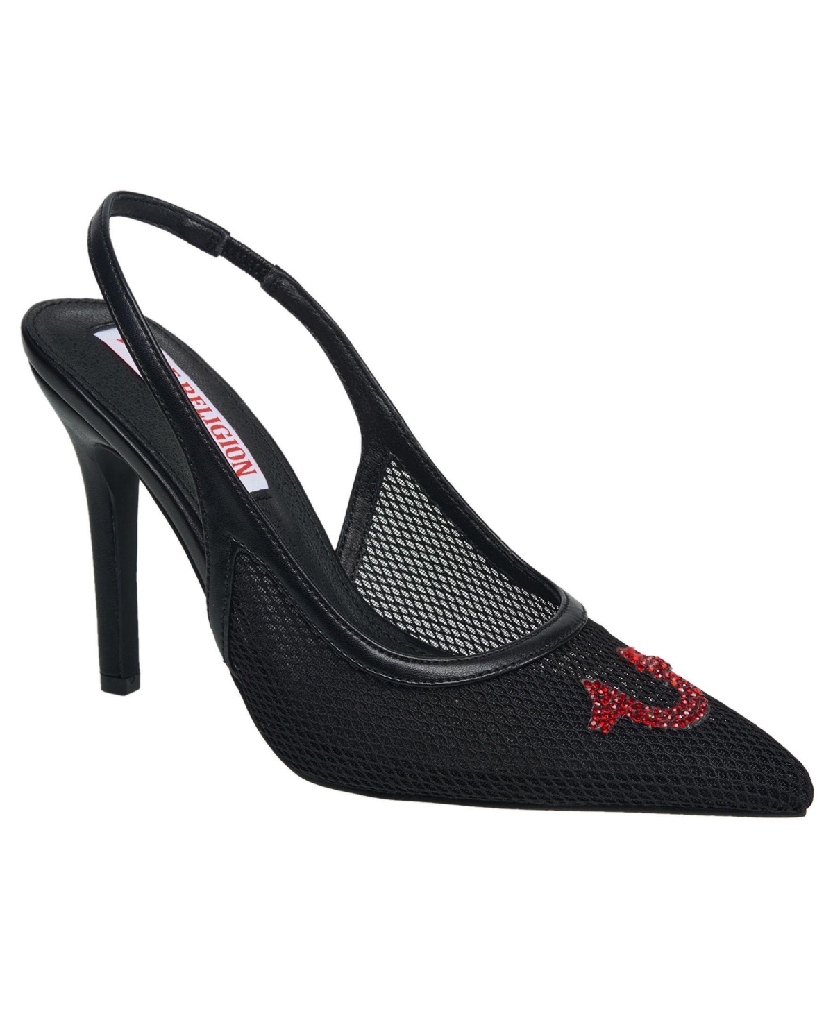 Click here for True Religion Womens Ella Mesh Horseshoe Logo Heel... prices