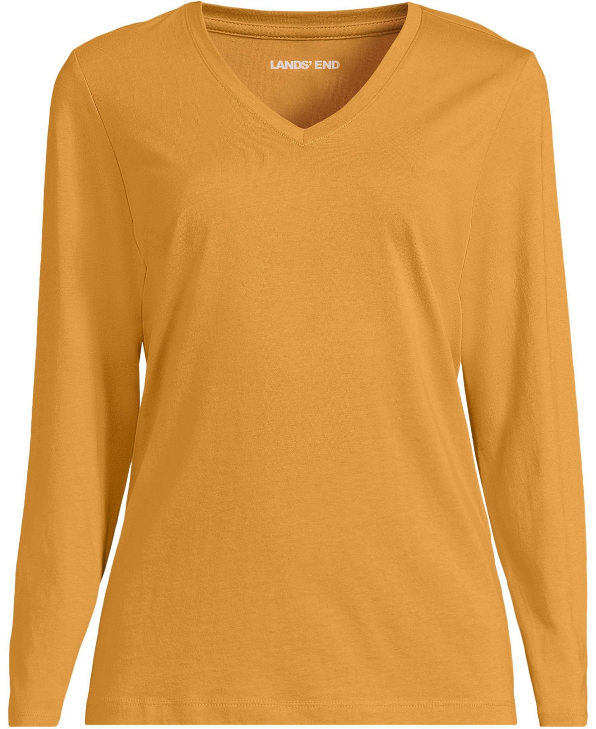 Click here for Lands End Womens Supima Cotton Long Sleeve V-Neck... prices