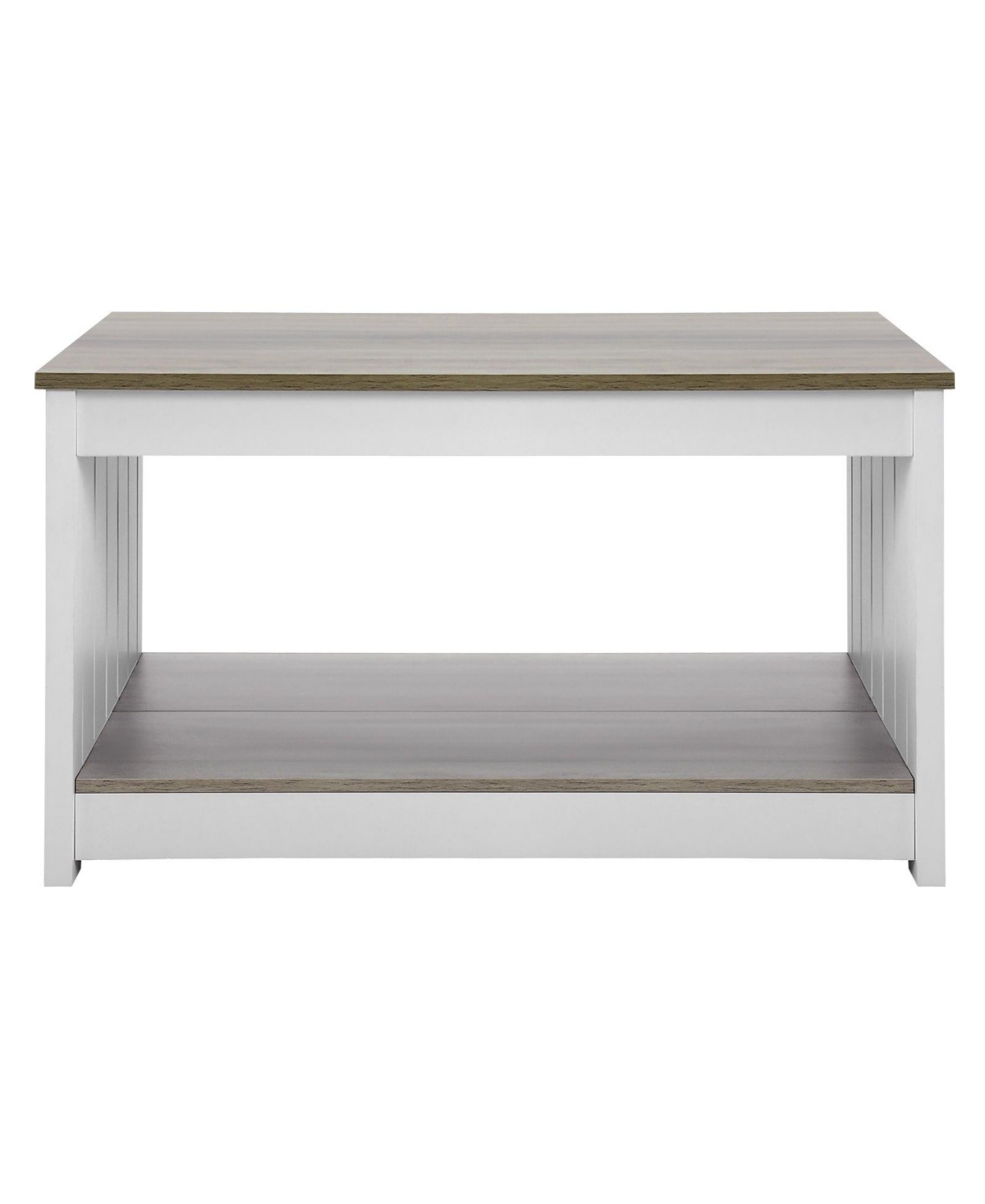 Click here for Slickblue Farmhouse Square Coffee Table with Open... prices