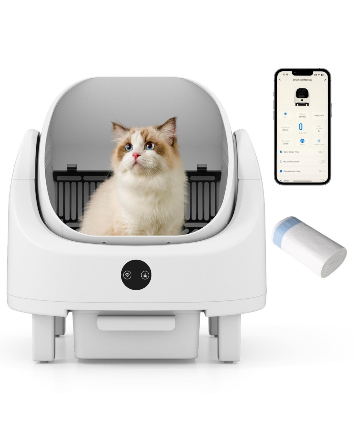 Click here for Ruie Automatic Self Cleaning Cat Litter Box for Mu... prices
