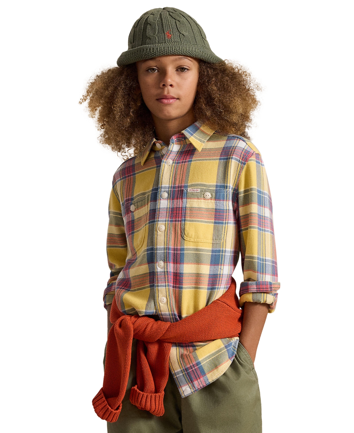 Click here for Polo Ralph Lauren Boys 8-20 Plaid Cotton Flannel W... prices