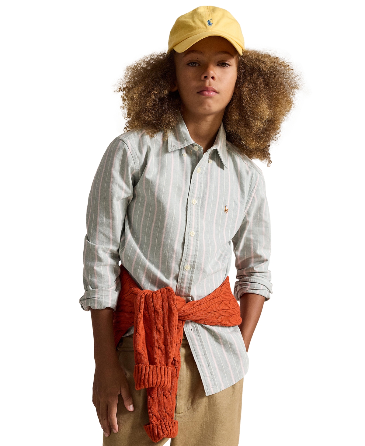 Click here for Polo Ralph Lauren Boys 8-20 Striped Cotton Oxford... prices