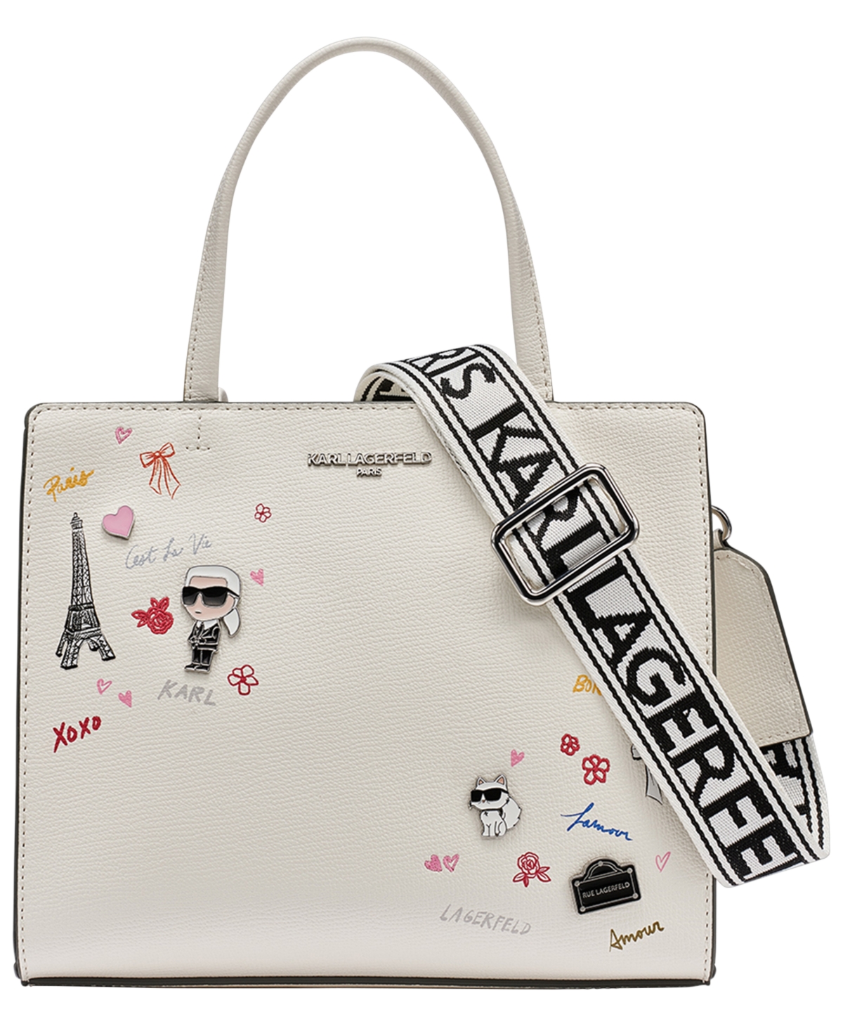 Click here for Karl Lagerfeld Paris Maybelle Zip-Top Satchel Bag... prices