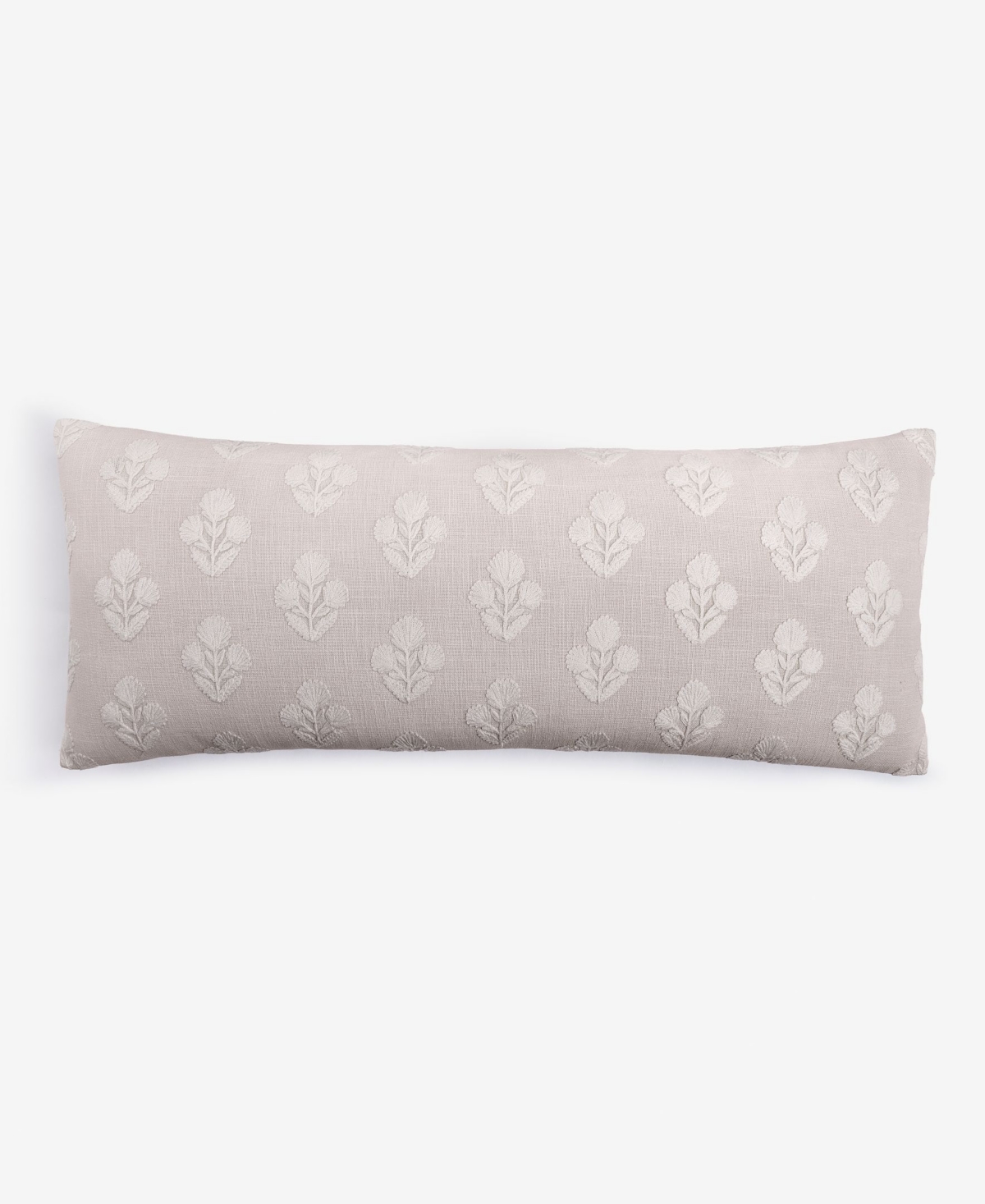 Click here for Oake Lumbar Block Print Cotton Decorative Pillow... prices