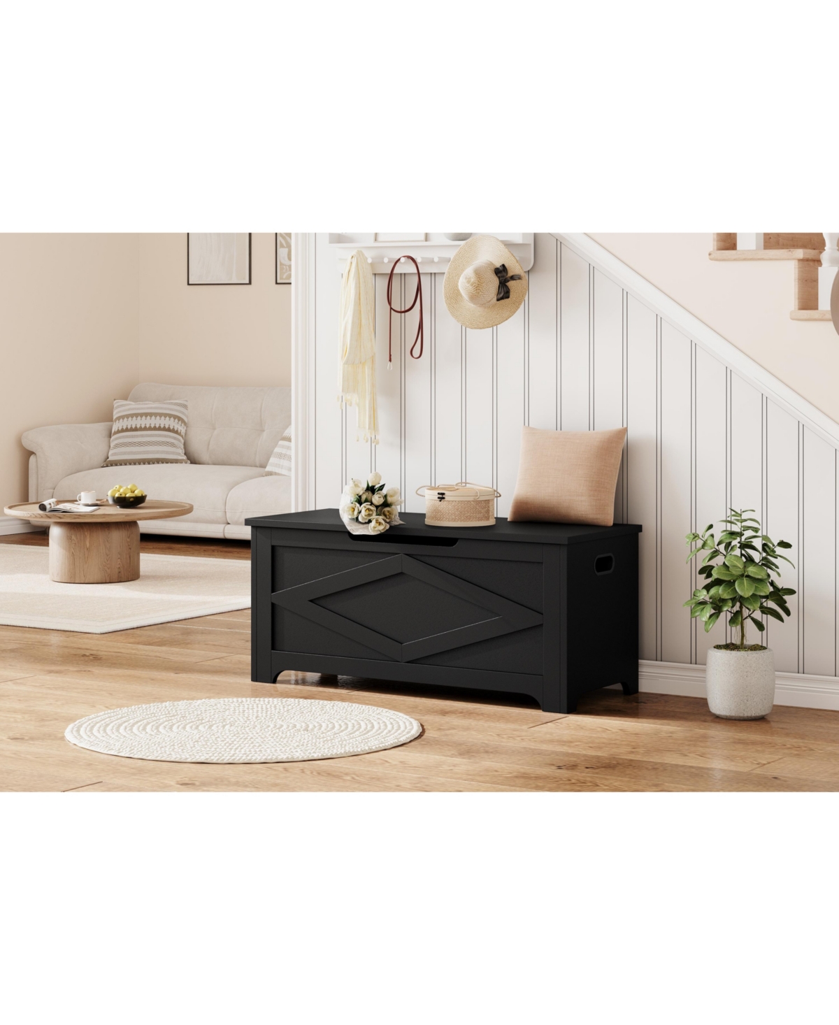 Click here for Storage Chest Bench with Safety Hinges  39 Inch 30... prices
