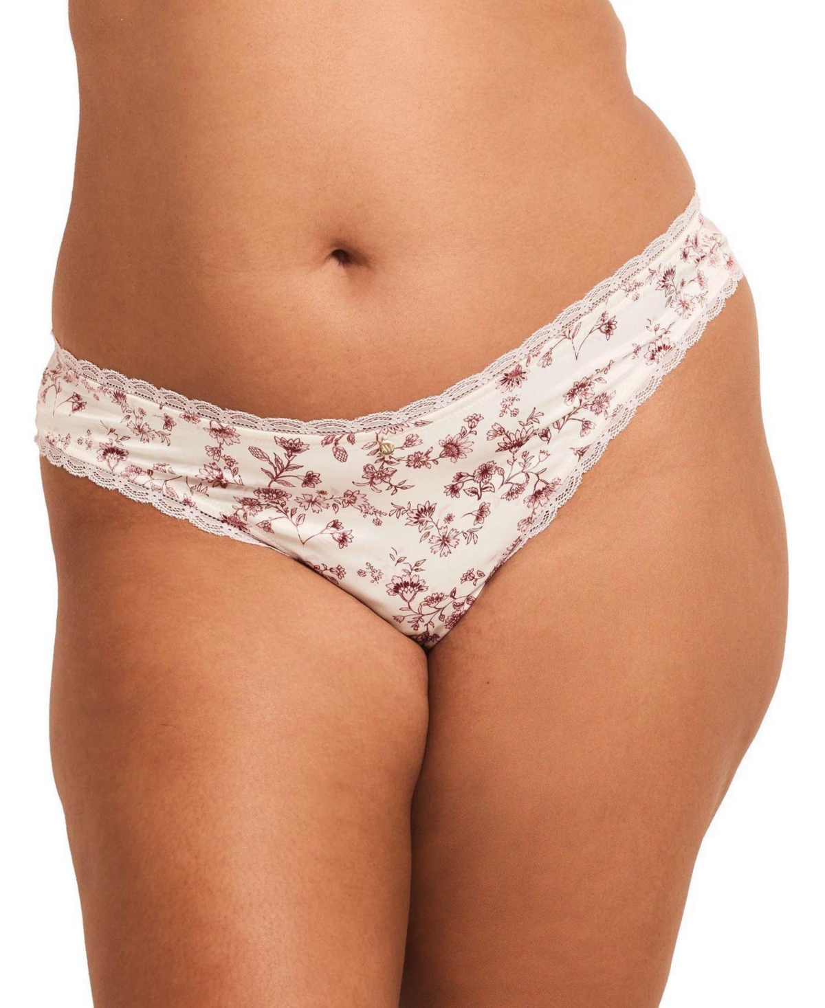 Click here for Adore Me Womens Elsie Bikini Panty - Floral pink prices