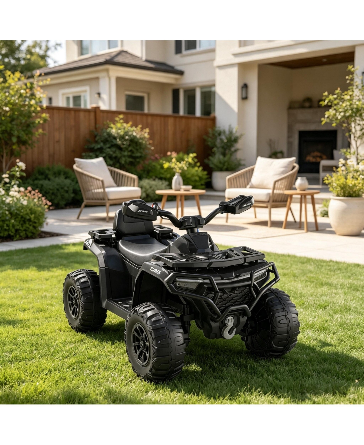 Click here for 33.5x18.1x22 Inch 12V Electric Atv for Kids Ride O... prices