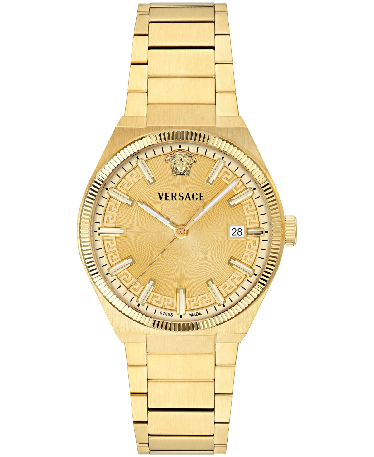 Click here for Versace Mens V-Leo Ip Yellow Gold Stainless Steel... prices
