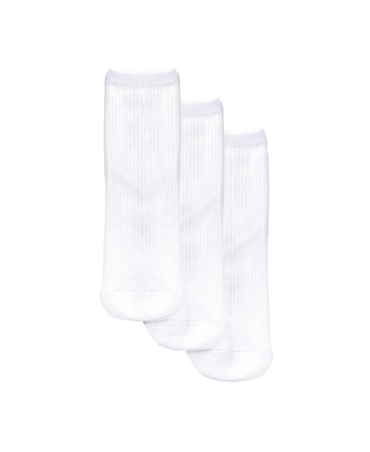 Click here for Stems Womens Ribbed Ankle Socks  3-Pack - White prices