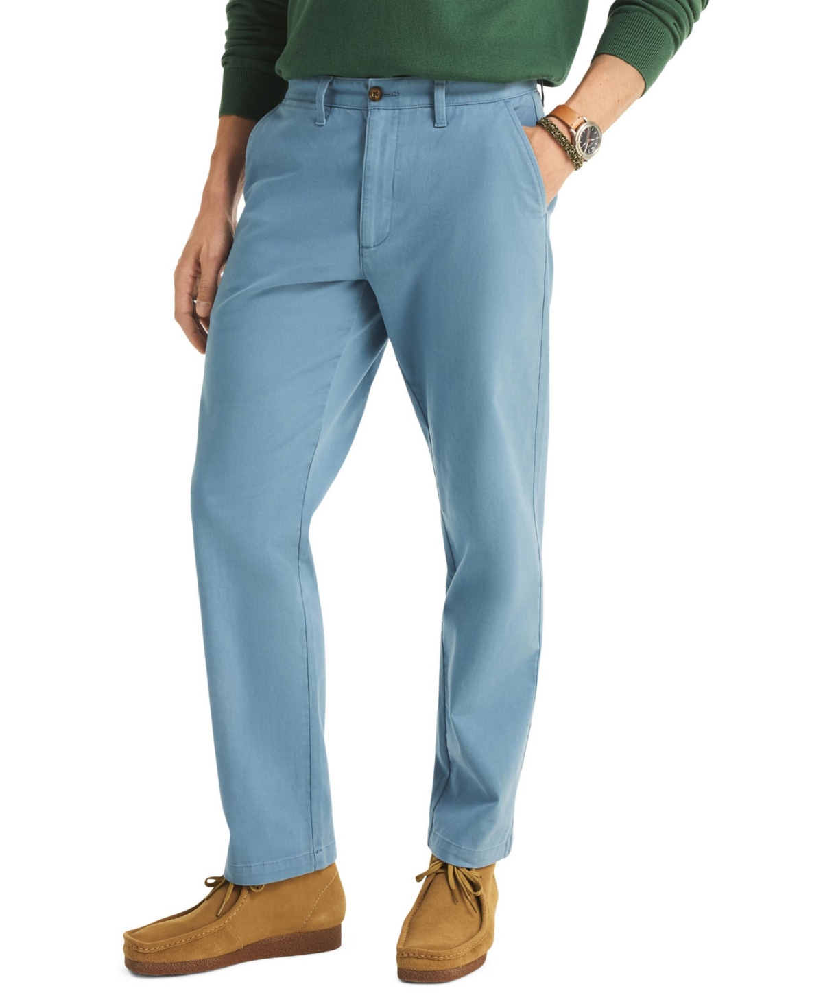 Click here for Nautica Mens Classic Deck Regular-Fit Pants - Coro... prices